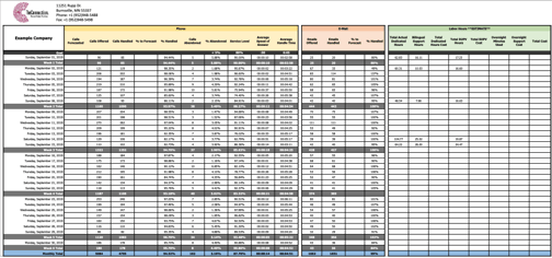 Interpreting a Call Center Metrics Dashboard with The Connection®